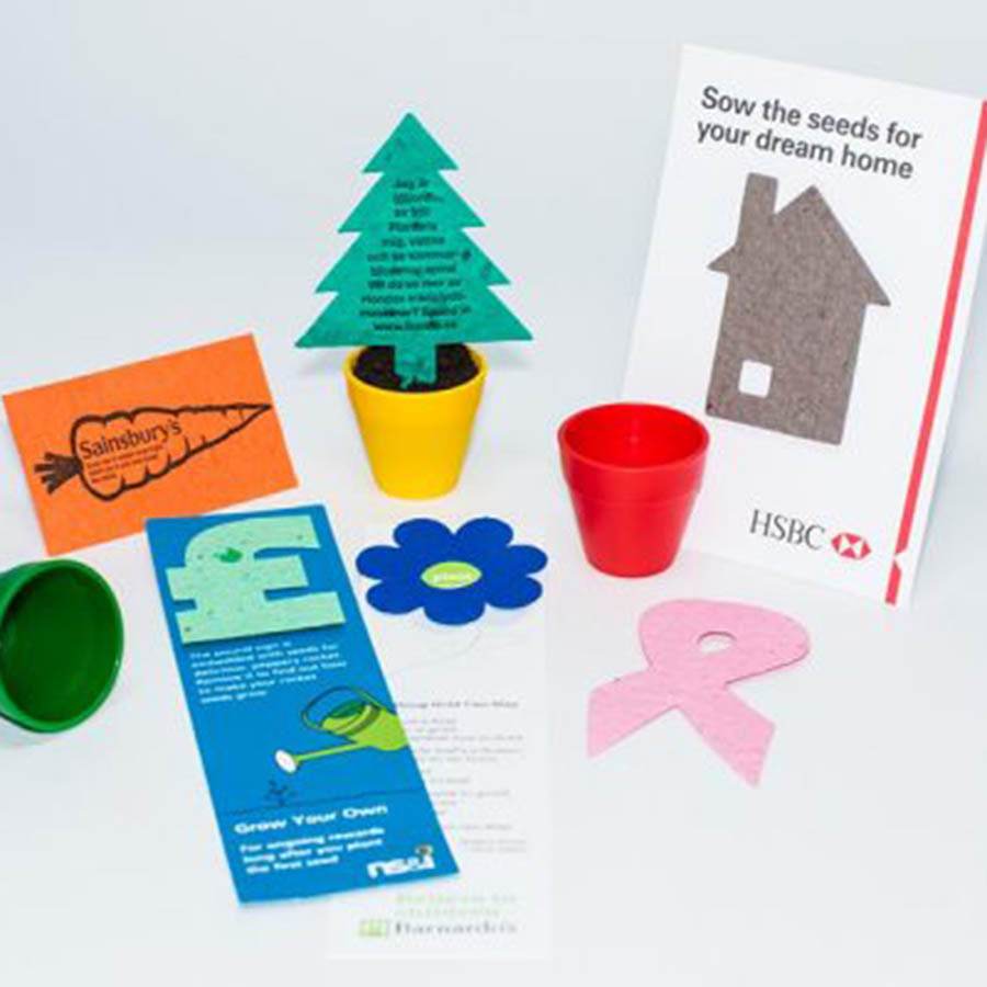 Promotional Plantable Seed Paper | Branded Seed Paper UK – Tree2mydoor